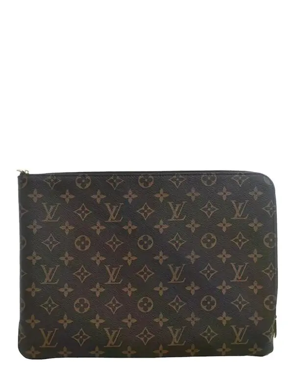 LOUIS VUITTON Monogram Etui Voyage Mm Clutch Bag - Brown