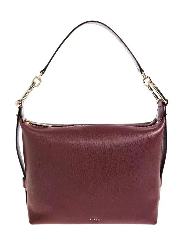 Furla Leather Tote Bag - Red