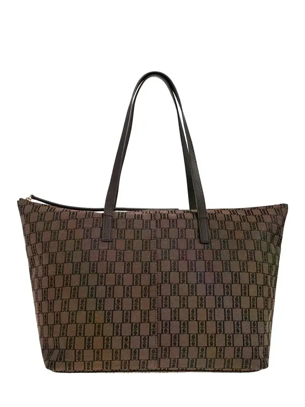 BY MALENE BIRGER Monogram Tote Bag - Brown