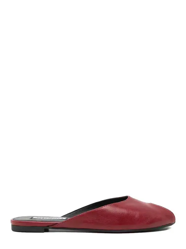 Senso Colette Leather Slip-on Sandals - Red