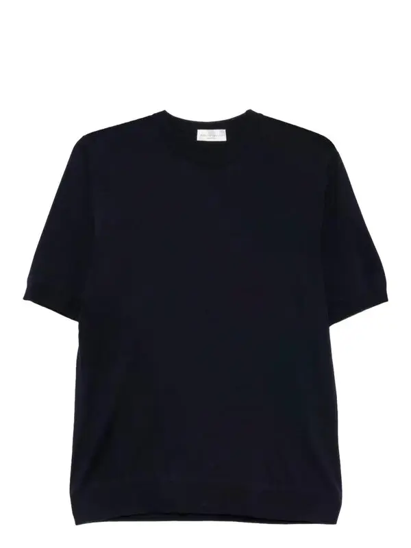 ROBERTO COLLINA Short-sleeve Crew-neck T-shirt - Blue