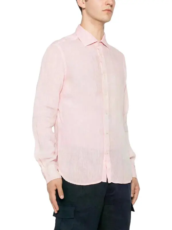 120% Lino Linen Shirt - Pink