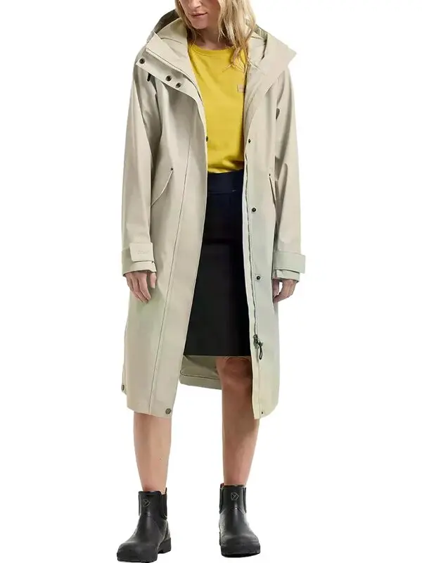 DIDRIKSONS Melinda Hooded Touch-strap Coat - Neutrals