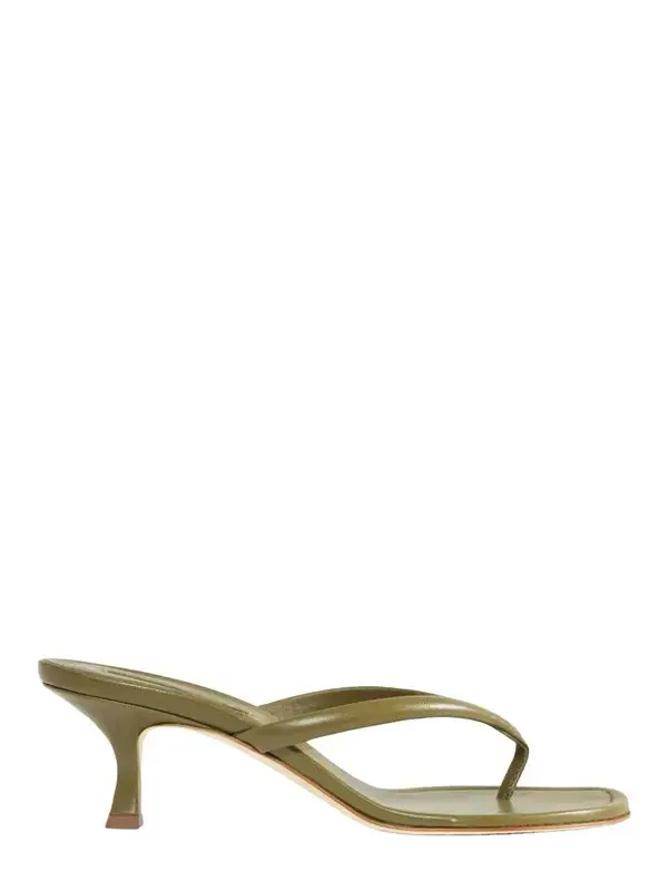 Manolo Blahnik Paterno Thong Sandals - Green