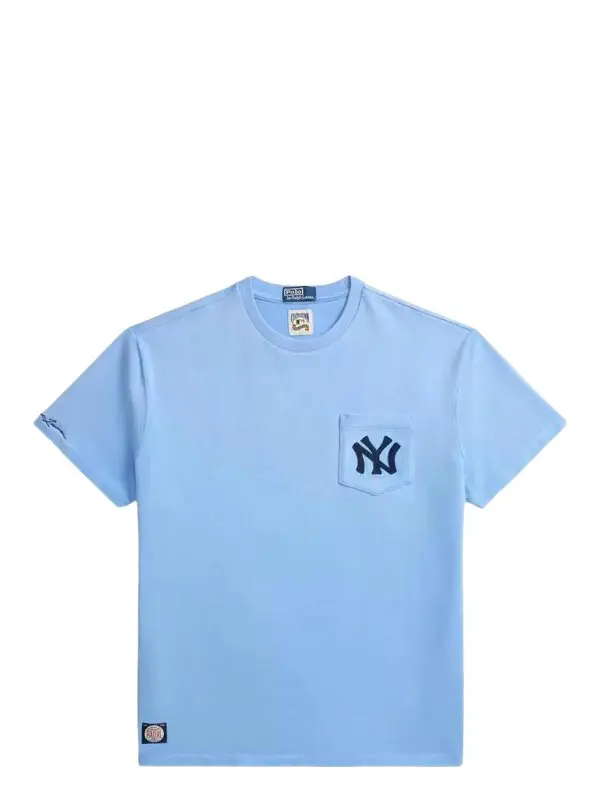 Polo Ralph Lauren X Mlb New York Yankees Embroidered T-shirt - Blue