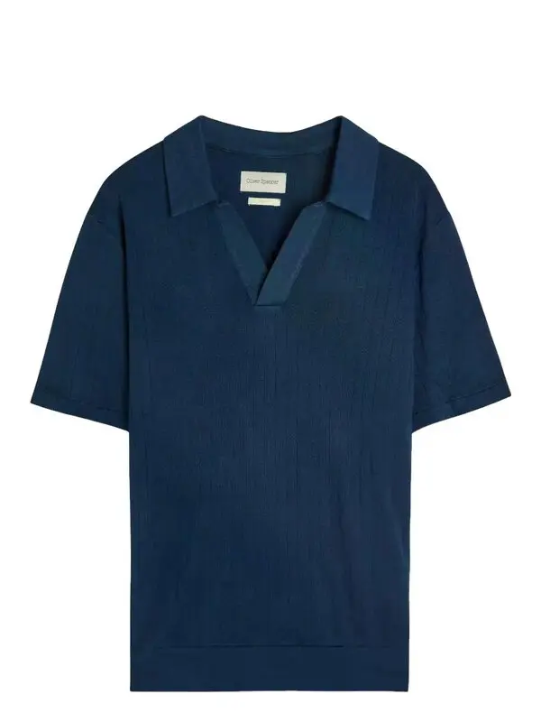 Oliver Peoples Fine-knit T-shirt - Blue