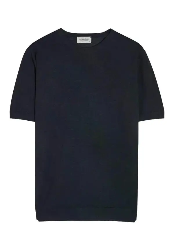 John Smedley Park Short-sleeved T-shirt - Blue