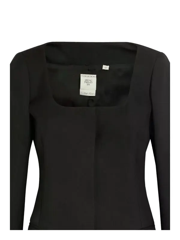 Calvin Klein Square Neck Jacket - Black