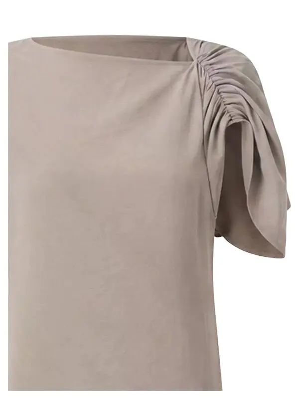 Studio Nicholson Palaestra Gathered Midi Dress - Neutrals