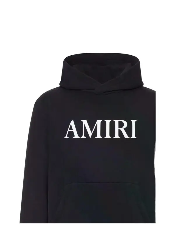 Amiri Logo Print Hoodie - Black