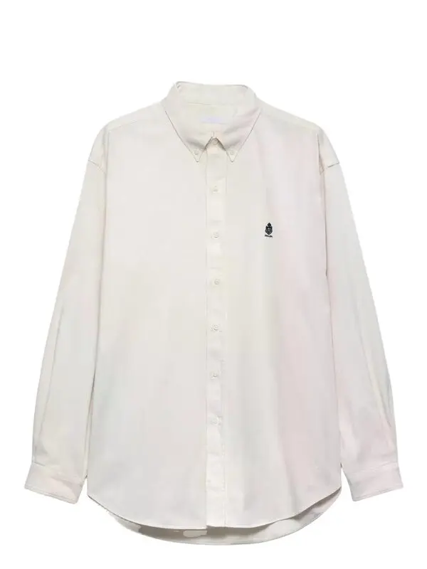 Prada Cotton Shirt - Neutrals
