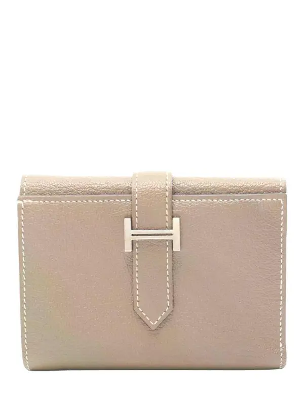 Hermès Bearn Combination Trifold Wallet - Neutrals