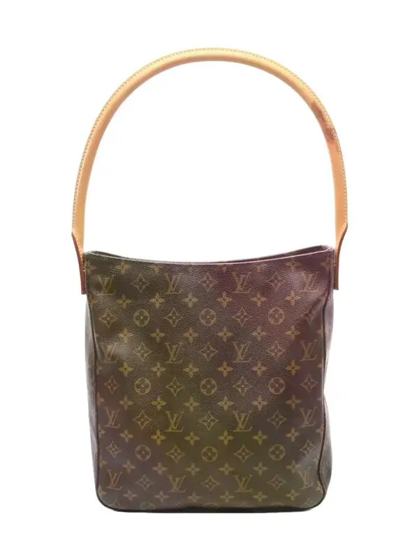LOUIS VUITTON Monogram Canvas Gm Looping Shoulder Bag - Brown