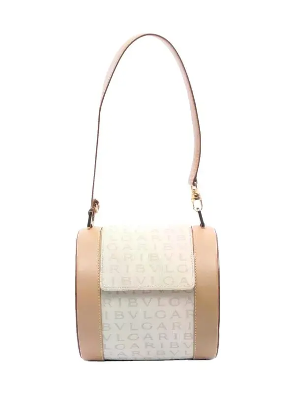 BVLGARI B.zero1 Logomania Handbag - Neutrals