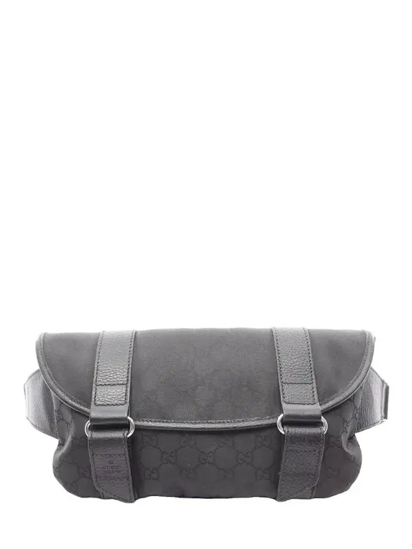 Gucci Gg Pattern Belt Bag - Black