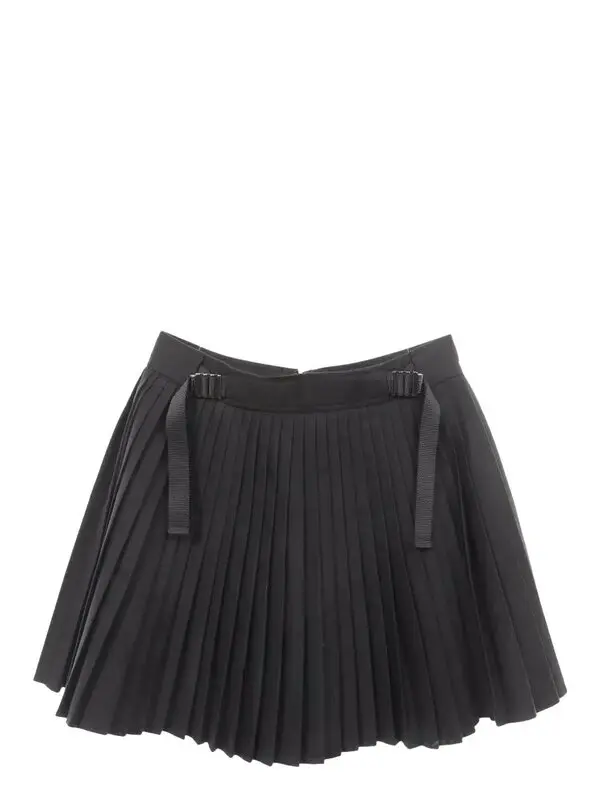 Dior Pleated Mini Skirt - Black