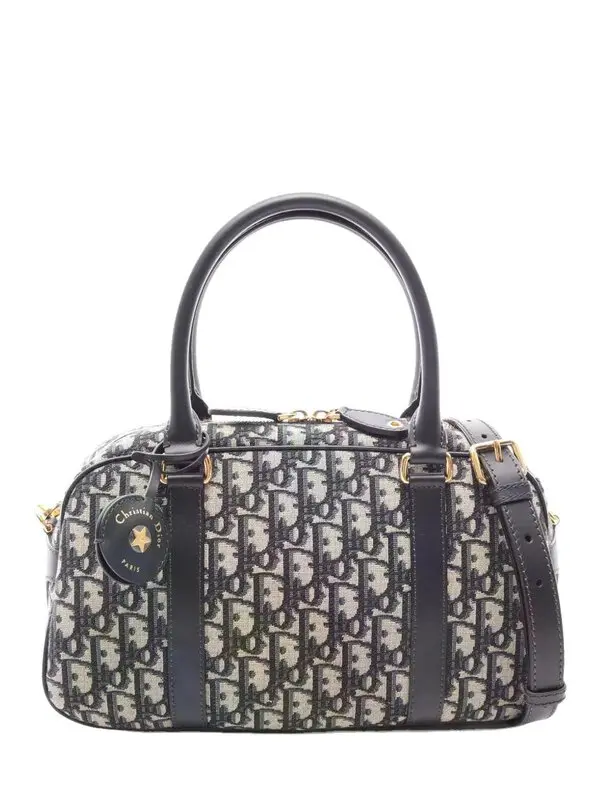 Dior D-vibe Oblique Bowling Tote Bag - Blue