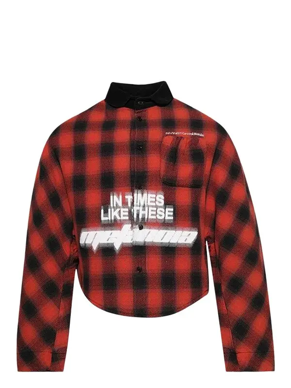 RIVINGTON ROI REBIS Abraxas Plaid Shirt - Red