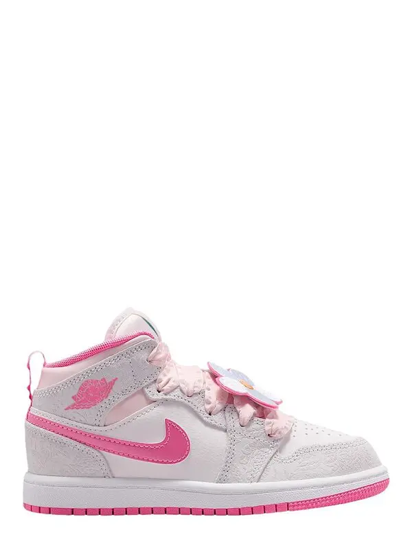 JORDAN 1 Mid Se Ps "vast Grey Glow - Pink