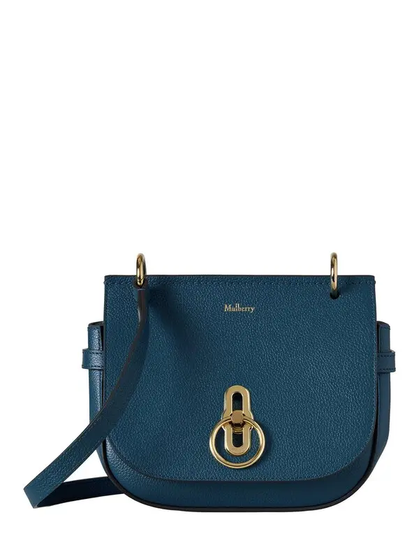 Mulberry Small Leather Amberley Satchel Cross-body Bag - Blue