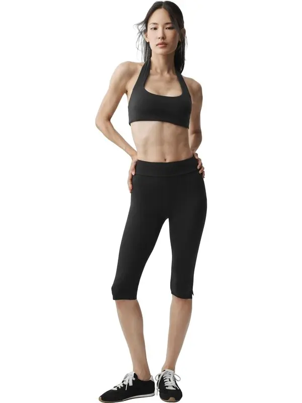 Alo Yoga Softsculpt Shoreline Capri Pants - Black