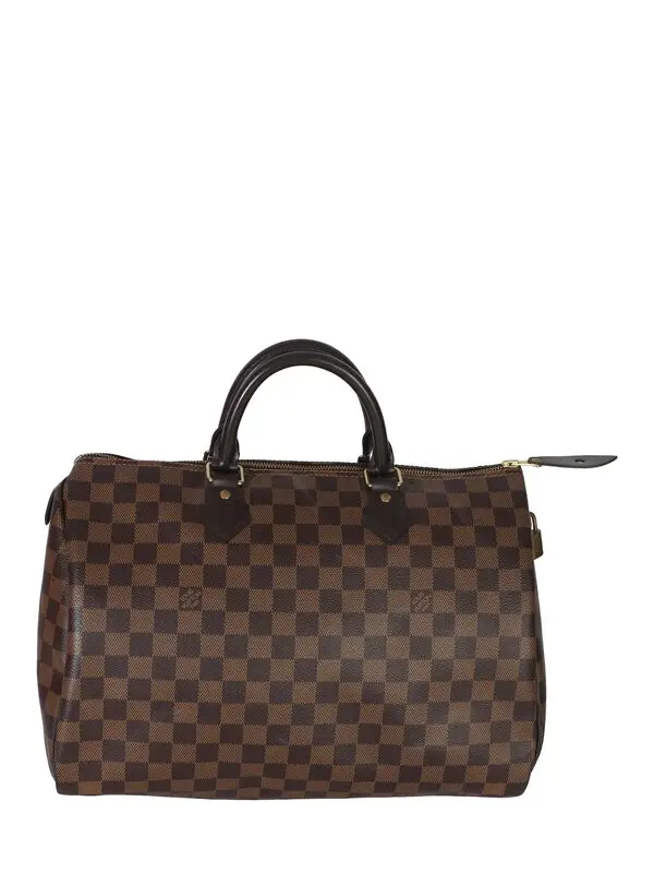 LOUIS VUITTON Damier Ebene Canvas Speedy 35 - Brown