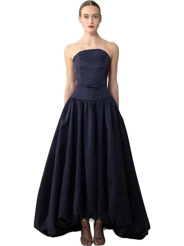 SAU LEE Madeleine Gown - Midnight Blue