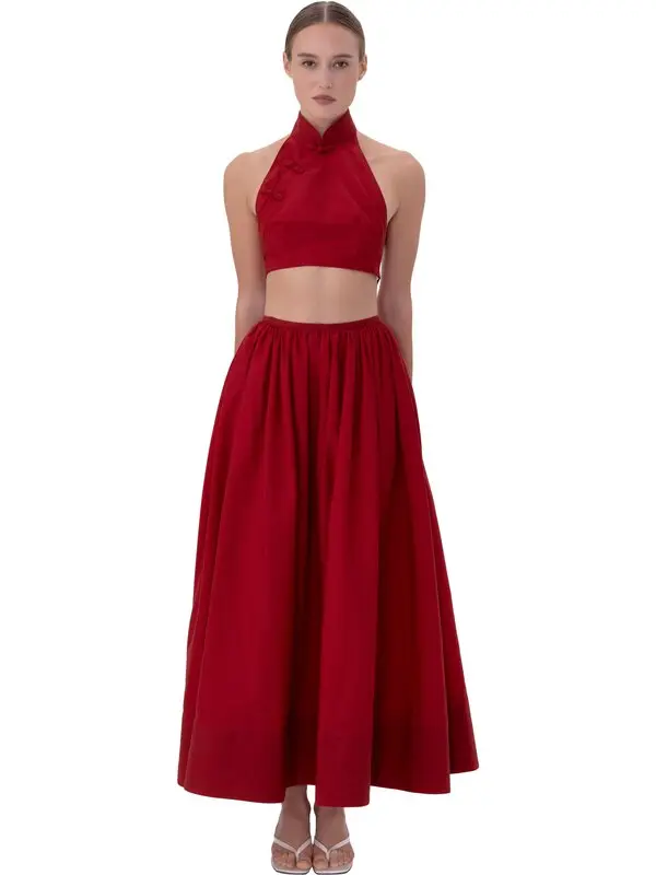SAU LEE Hilary Set - Red