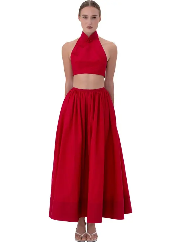 SAU LEE Hilary Set - Red