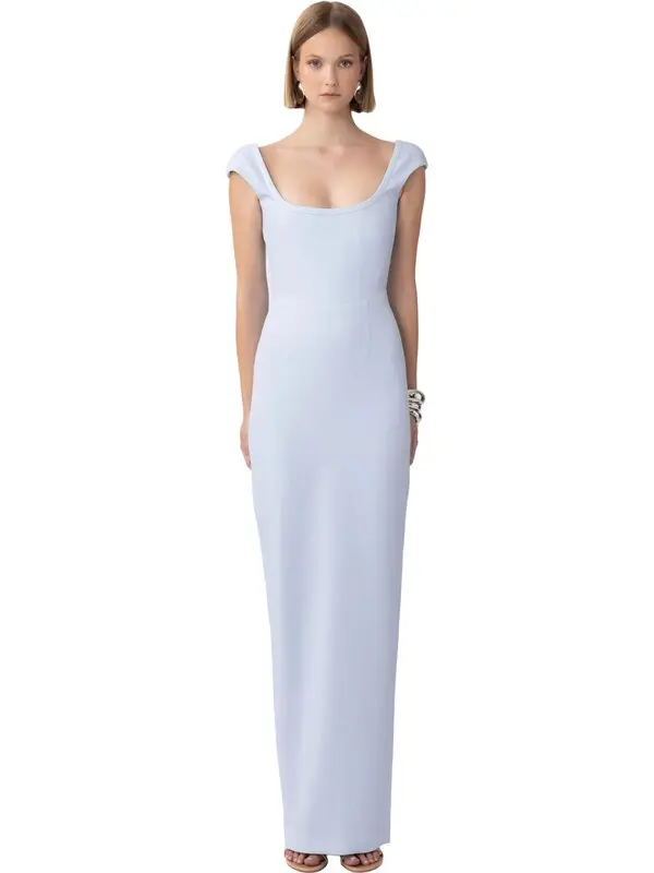 SAU LEE Brooke Gown - Pastel Blue