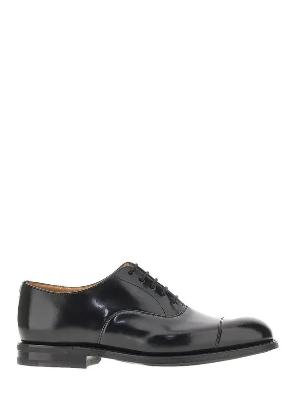 Church's Brushed Leather Lace-up Shoes - Black