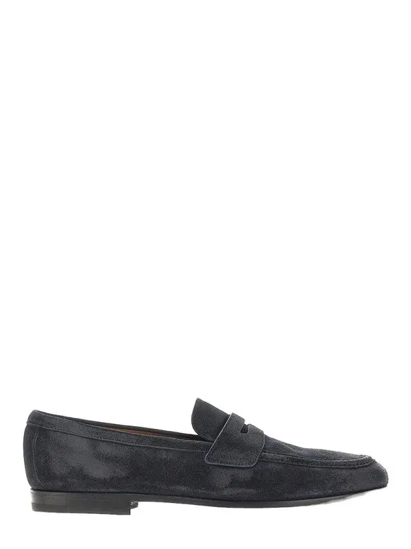 Church's Suede Leather Loafers - Blue