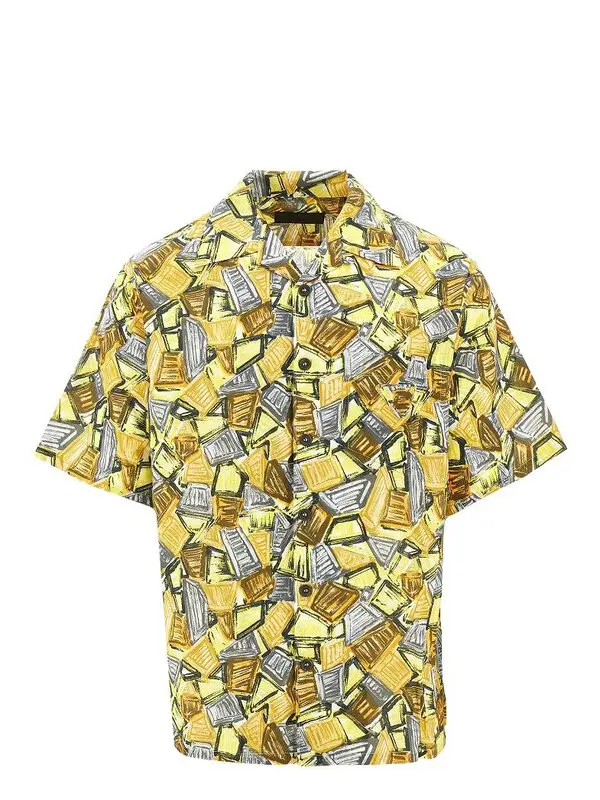 Prada Printed Batista Shirt An - Multicolor