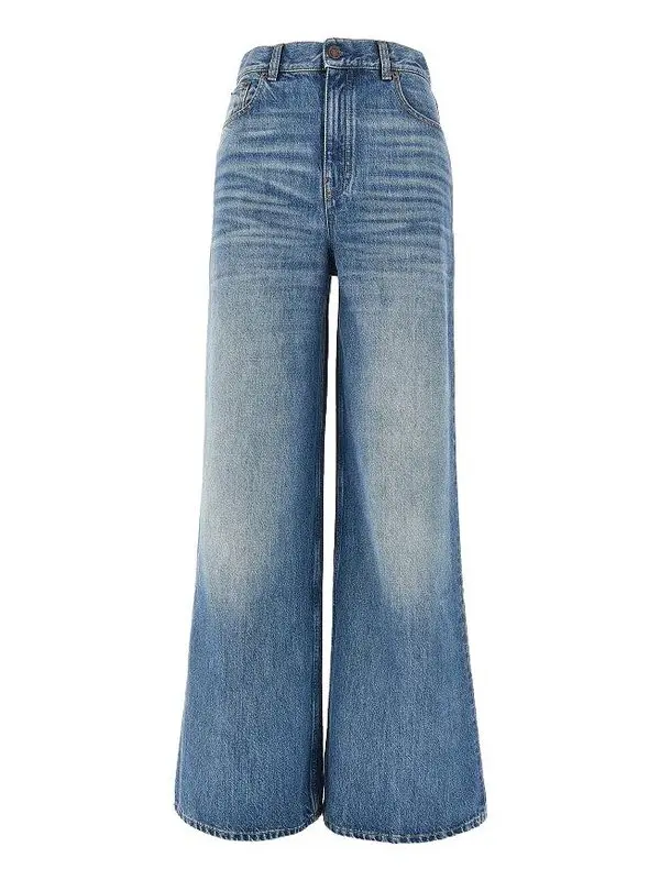 Chloé High-rise Wide-leg Jeans - Blue