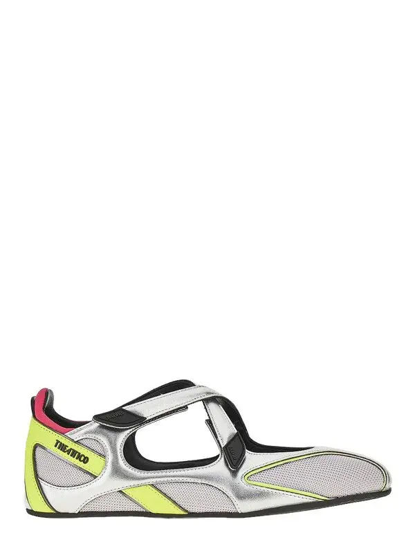 Attico Floor 01 Ballet Flats - Silver