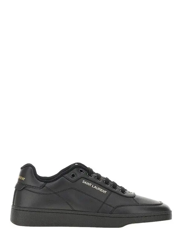 Saint Laurent Sl/61 Leather Sneakers - Black