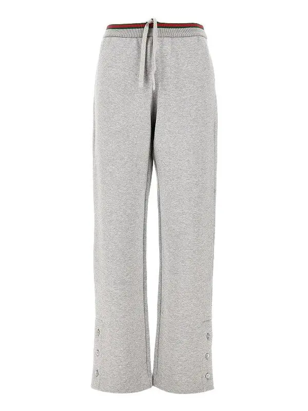 Gucci Mélange Jersey Leisure Pants - Grey