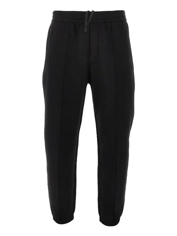 Emporio Armani Double Jerey Weatpant - Black