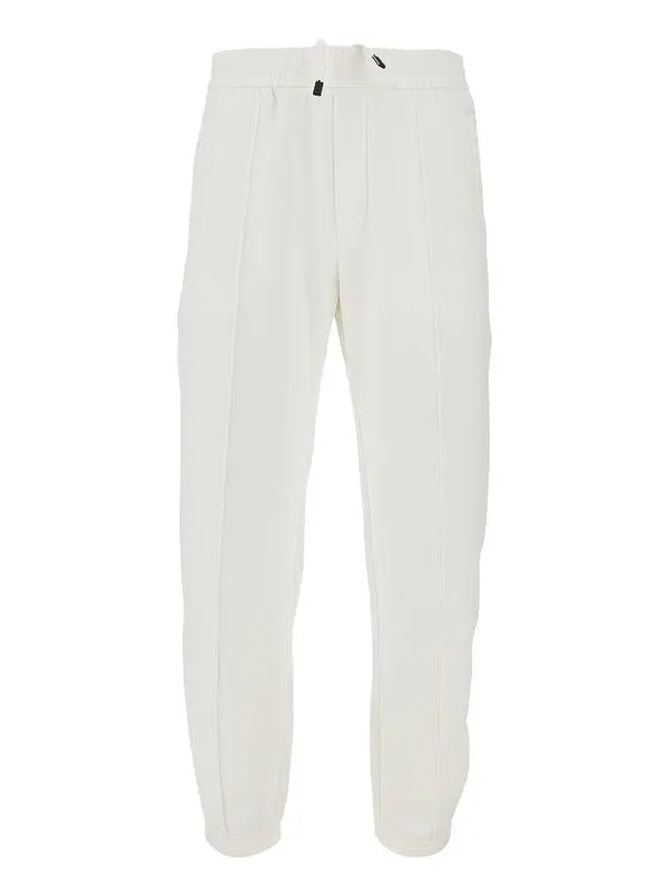 Emporio Armani Doube Jersey Sweatpants - White