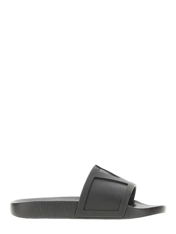Valentino Garavani Rubber "vlogo Signature" Slides - Black