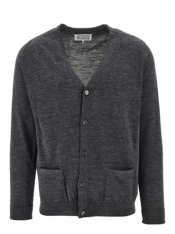MAISON MARGIELA Woo-bend Cardigan - Grey