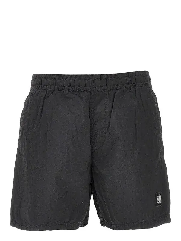 Stone Island Econyl Swim Shorts - Black