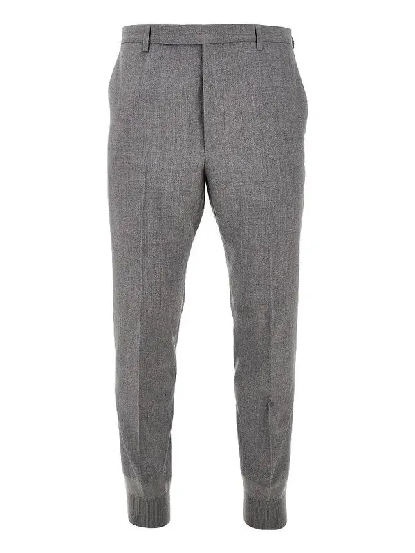 Prada Hybrid Wool Jogger Pants - Grey