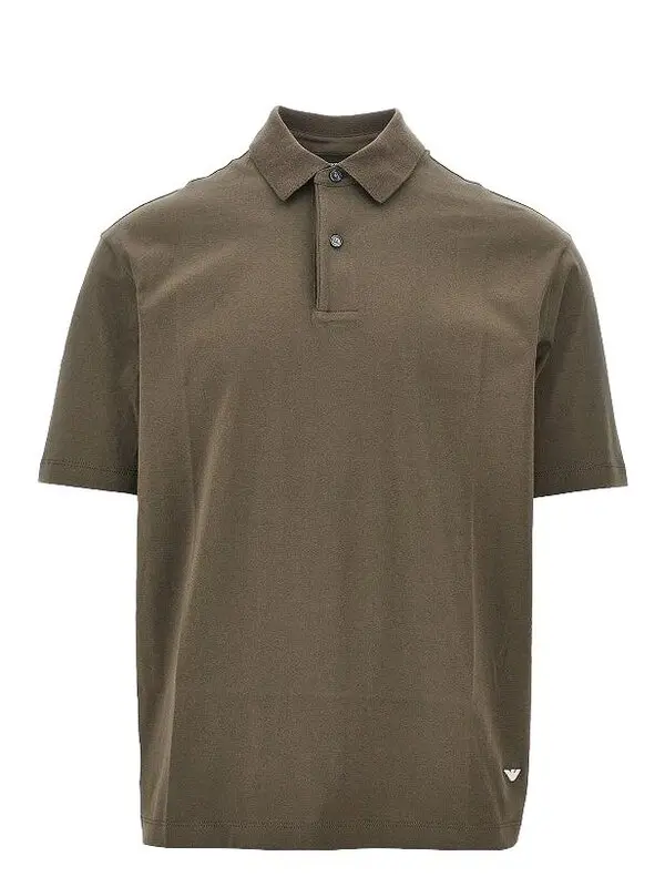 Emporio Armani Cotton Jerey Polo Hirt - Green