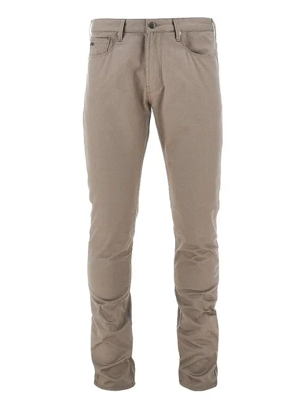 Emporio Armani Stretch Gabardine J06 Pants - Grey