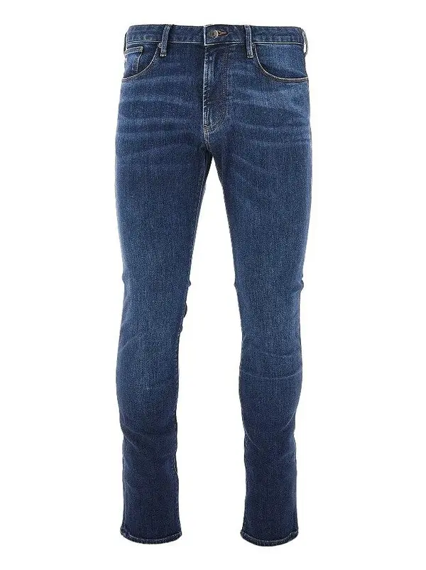 Emporio Armani J06 Slim Fit Stretch Denim Jeans - Blue