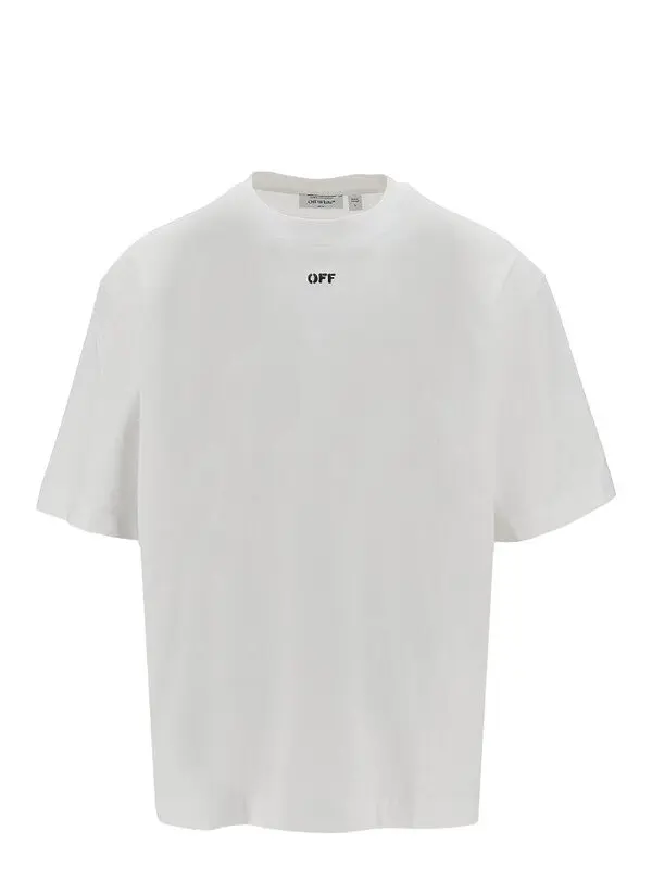 Off-White Rubbed Paint Arrow' T-hirt - White