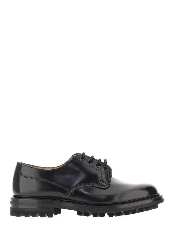 Church's Mcneil Polished Leather Lace-up Shoes - Black