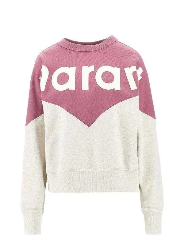 Isabel Marant Étoile Two-tone Logo Sweatshirt - Multicolor