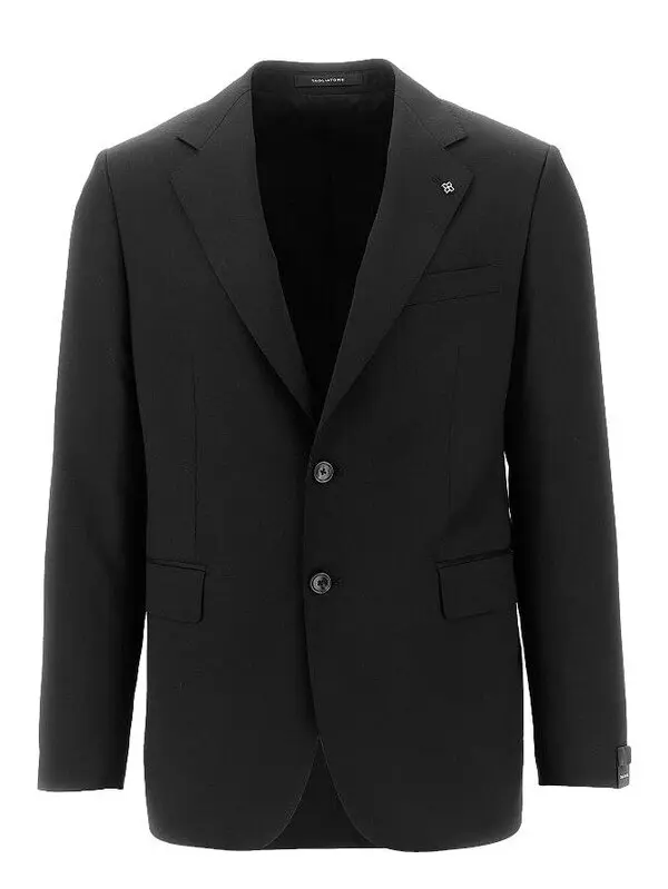 Tagliatore Virgin Wool Two-pieces Tailored Suit - Black